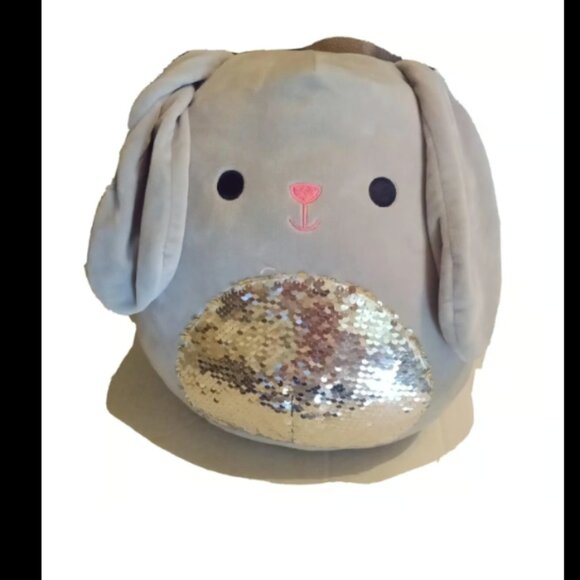 Squishmallows | Toys | Squishmallow Blake The Bunny Rabbit Sequins Open ...